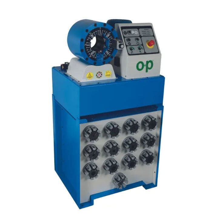 Hose crimping machine - Tubomatic H83 EL - OP Srl - automatic