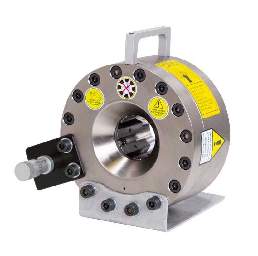 Pipe crimping machine - TUBOMATIC H47L - OP Srl - manual / hydraulic