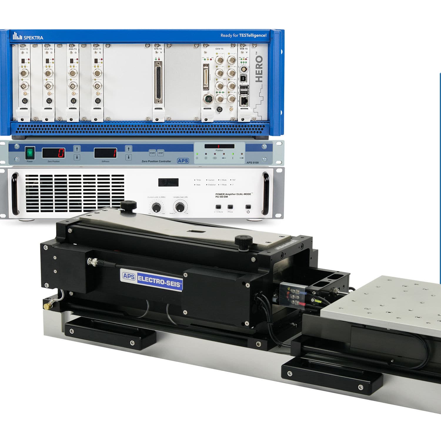 Vibration calibration system - CS Q-LEAP™ SINE with APS 129 - SPEKTRA ...