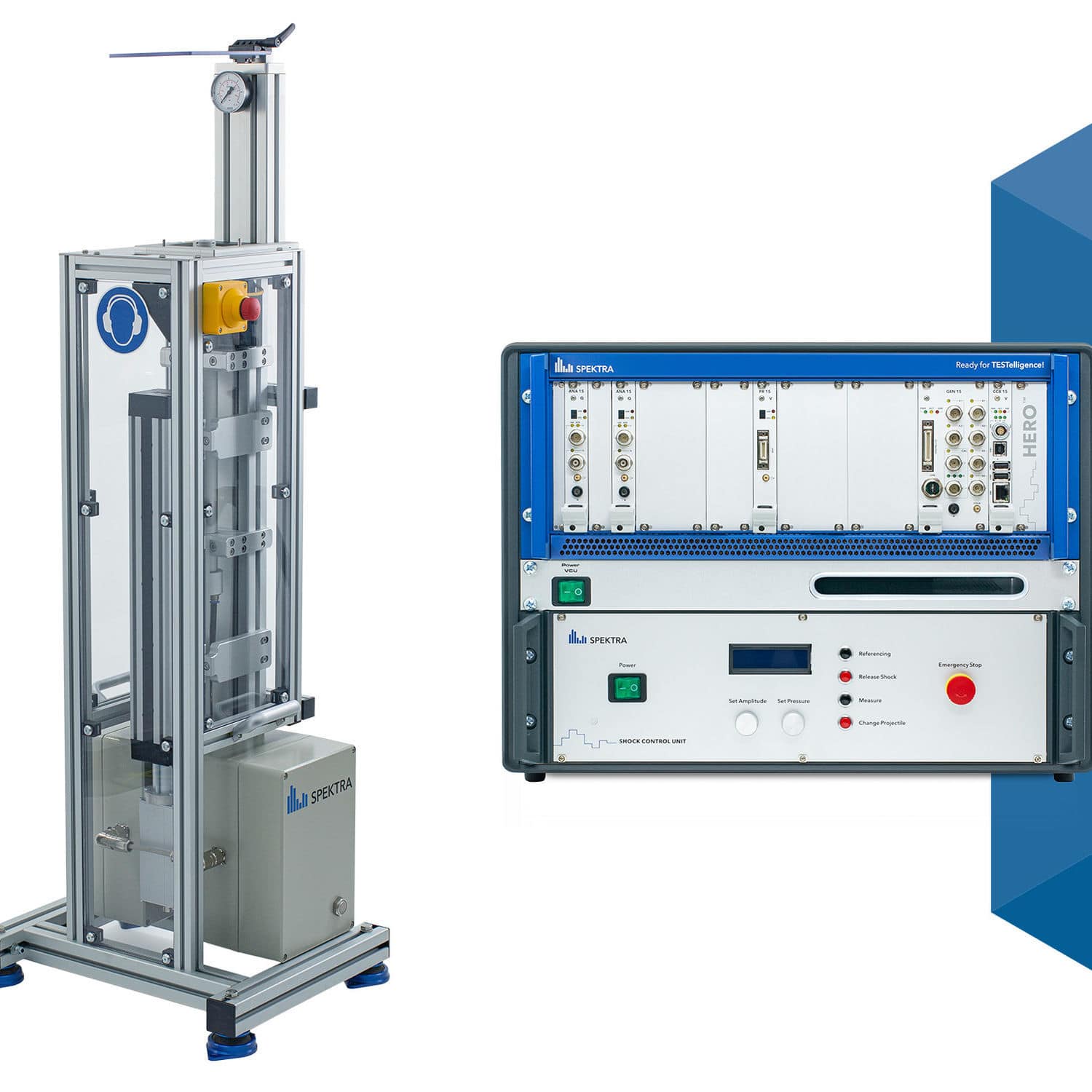 Vibration calibration system - CS Q-LEAP™ SHOCK with SE-201 - SPEKTRA Schwingungstechnik und ...