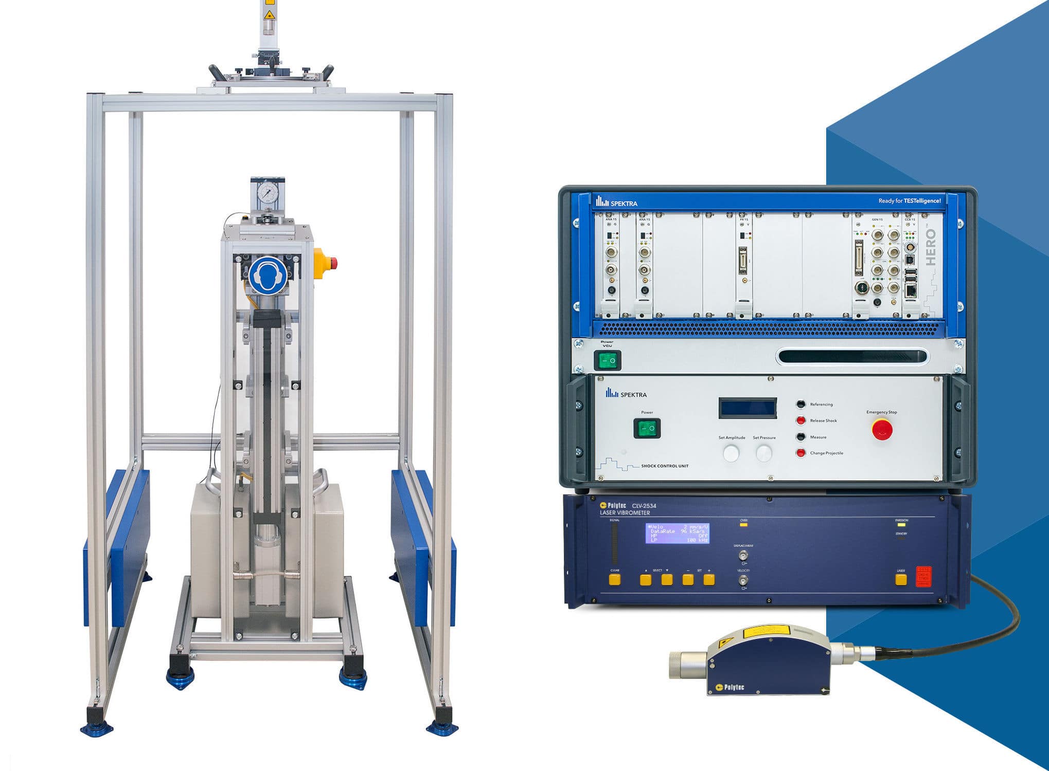 Vibration calibration system - CS Q-LEAP™ P-SHOCK with SE-201 - SPEKTRA Schwingungstechnik und ...