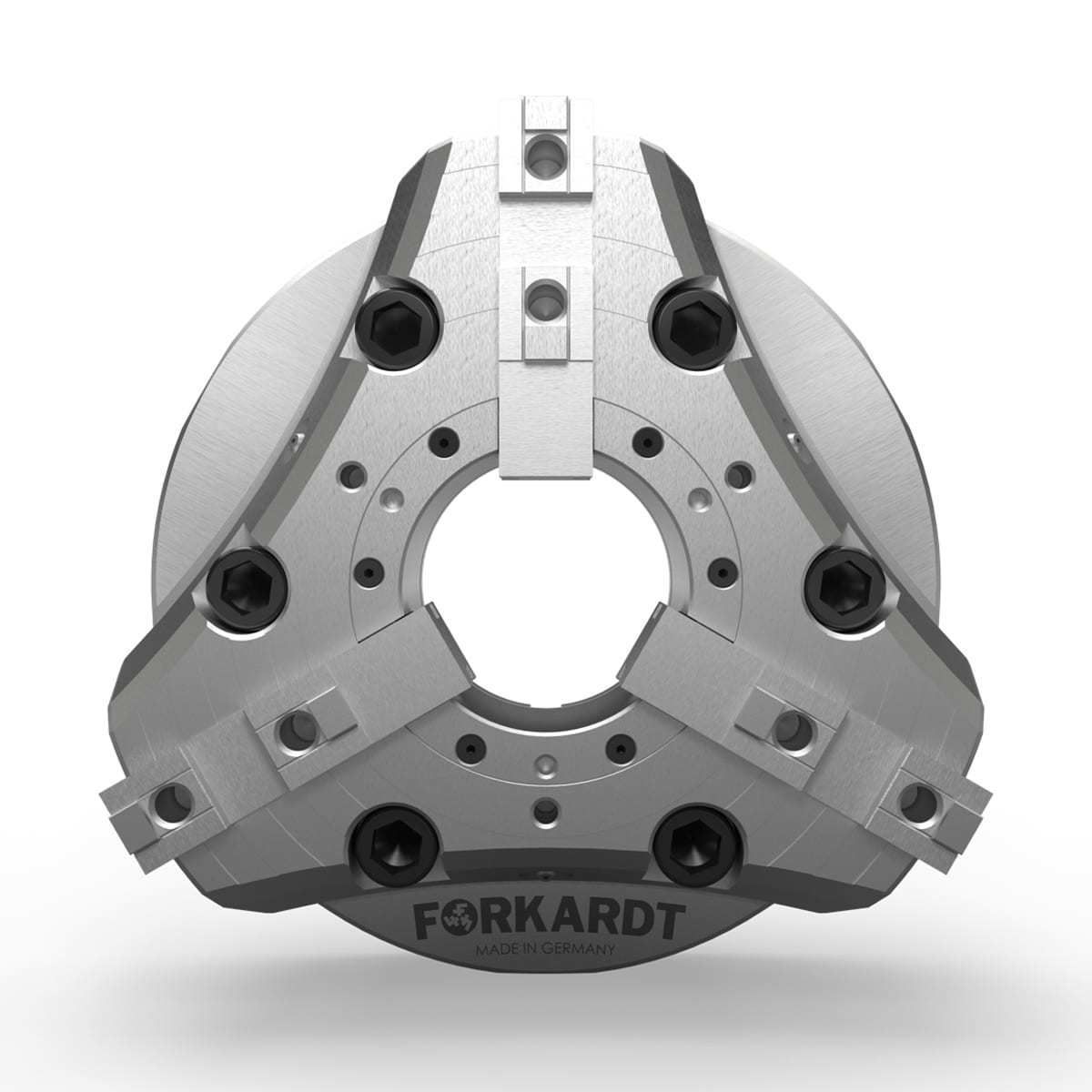 Power chuck - FNC+ - Hardinge Workholding - 3-jaw / through-hole / self ...