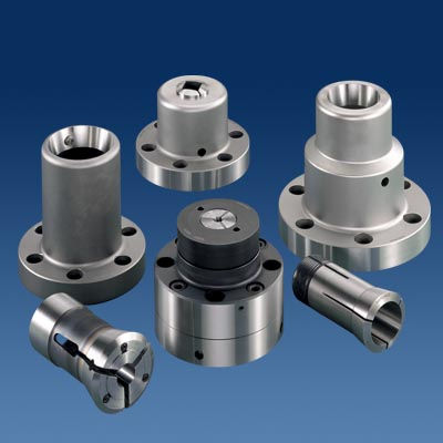 Collet chuck hydraulic adapter - HCAC® - Hardinge Workholding - flange