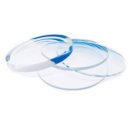 Meniscus lens element - Lineis 1.74 - Essilor - optical glass / UV / UV ...