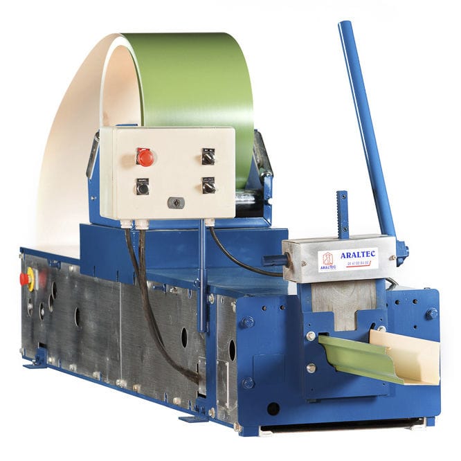 Aluminum roof gutter roll forming machine - G300 - ARALTEC - for the ...