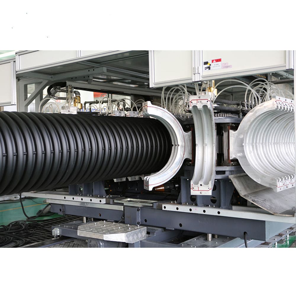 Double-wall corrugated pipe extrusion line - ZC-1000H - Zhongyun Group ...