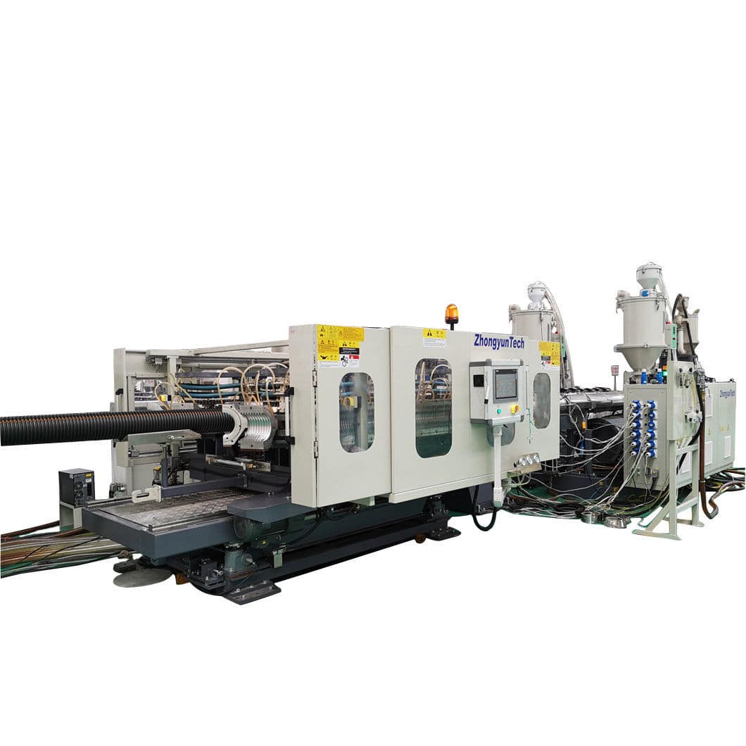 Corrugated pipe production corrugator - ZC-180H - Zhongyun Group - for ...