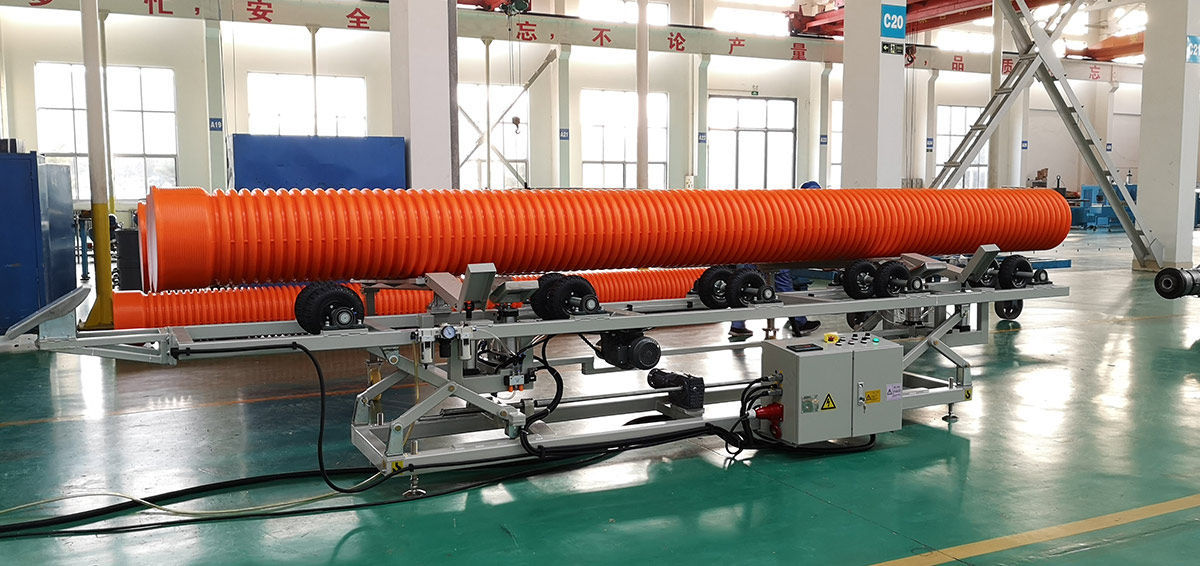 Corrugated pipe unloading system - Zhongyun Group - automatic