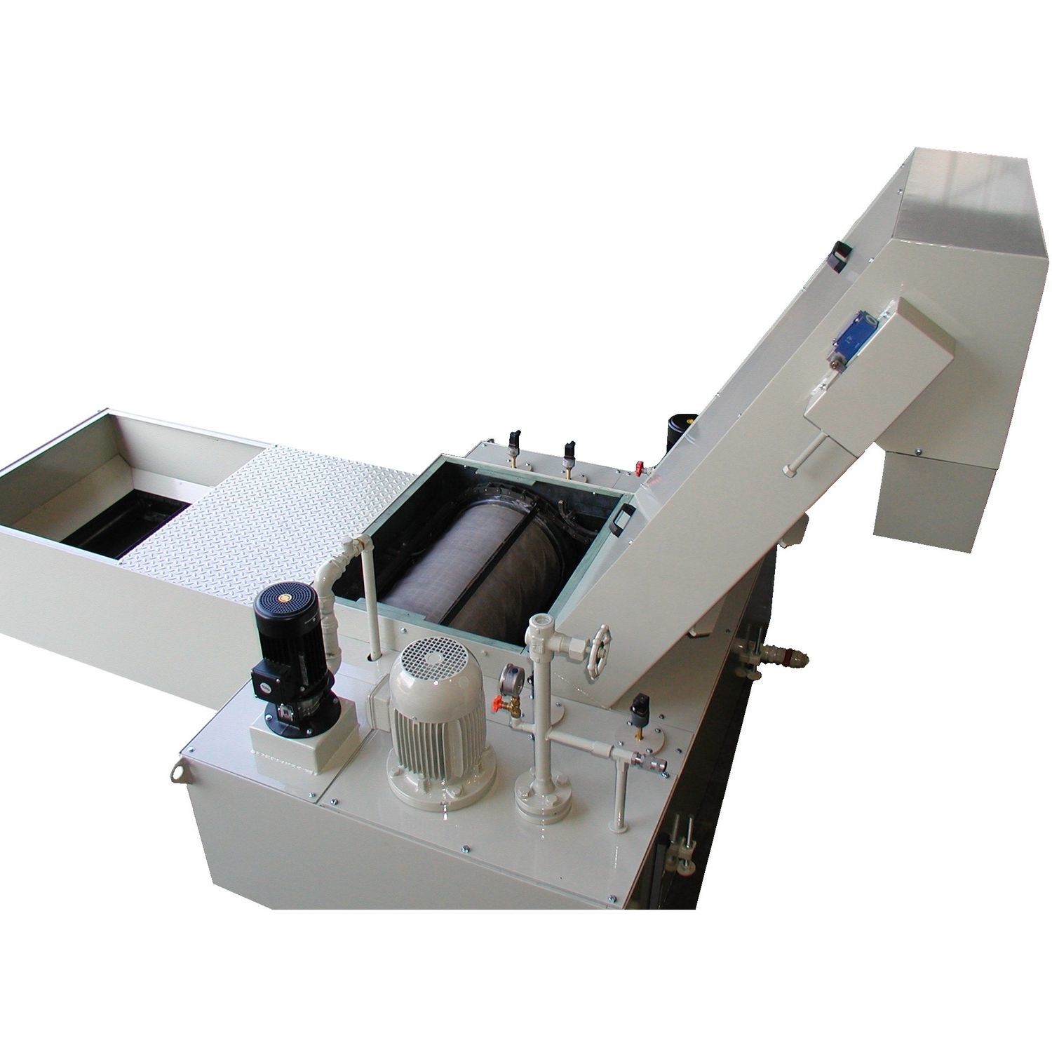 Self-cleaning filter - FAU series - OMSAT FRANCE - liquid / drum / gravity