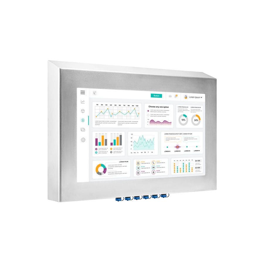 LCD monitor - IRTMWP215SBNDA - IronTech Solutions, SL - 5-wire resistive touch screen / 21.5 ...