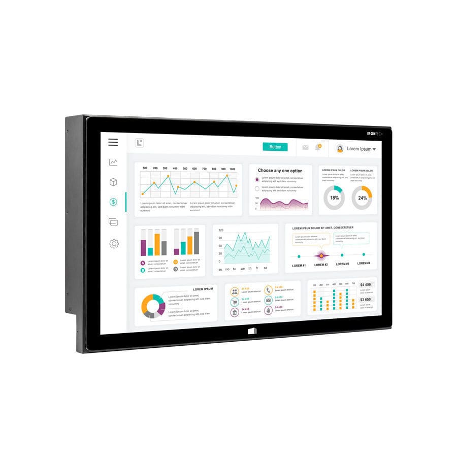 LCD monitor - IRTMCF156SCNFA - IronTech Solutions, SL - PCAP capacitive touch screen / 15.6 ...