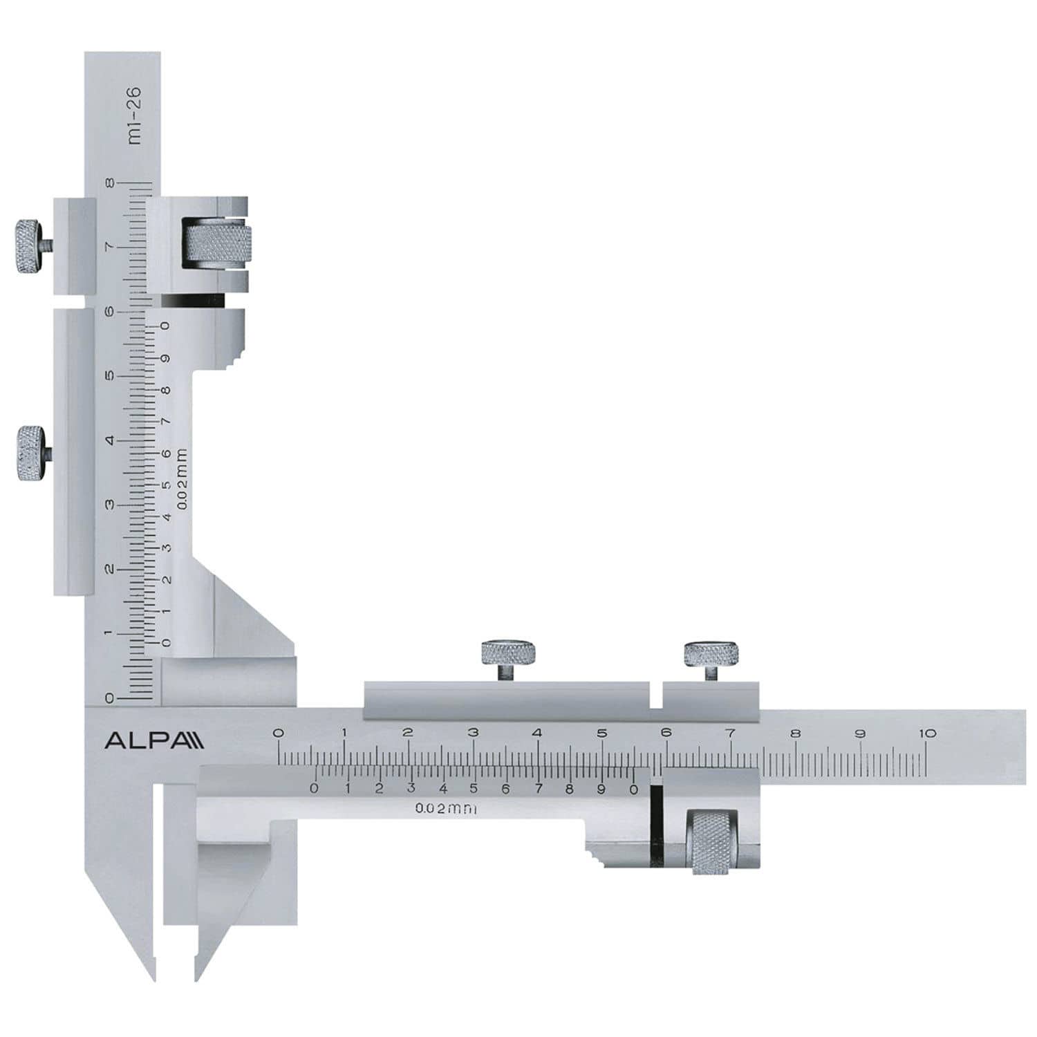 Vernier caliper - AB140 series - Alpa Metrology - stainless steel / for ...
