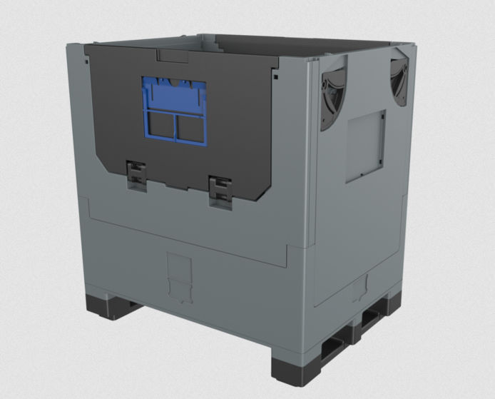 PP pallet box - Magnum Smooth Wall HD® - Schoeller Allibert - storage ...
