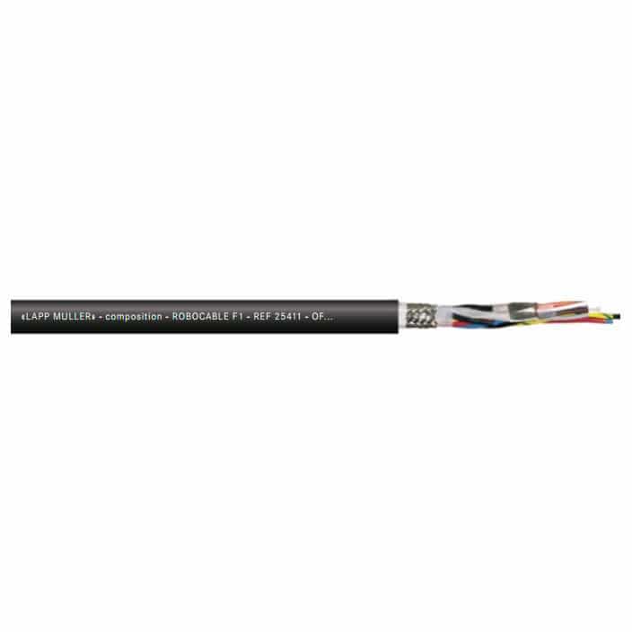 Servo motor electrical cable - F1 - Lapp Muller - power / DIN / insulated