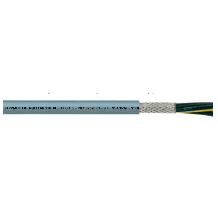 Power cable - 110 BL - Lapp Muller - data / armored / radiation ...