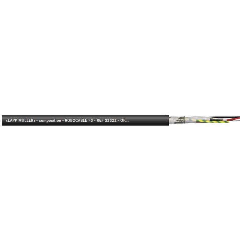 Optical servo motor cable - F3 - Lapp Muller - data / DIN / armored