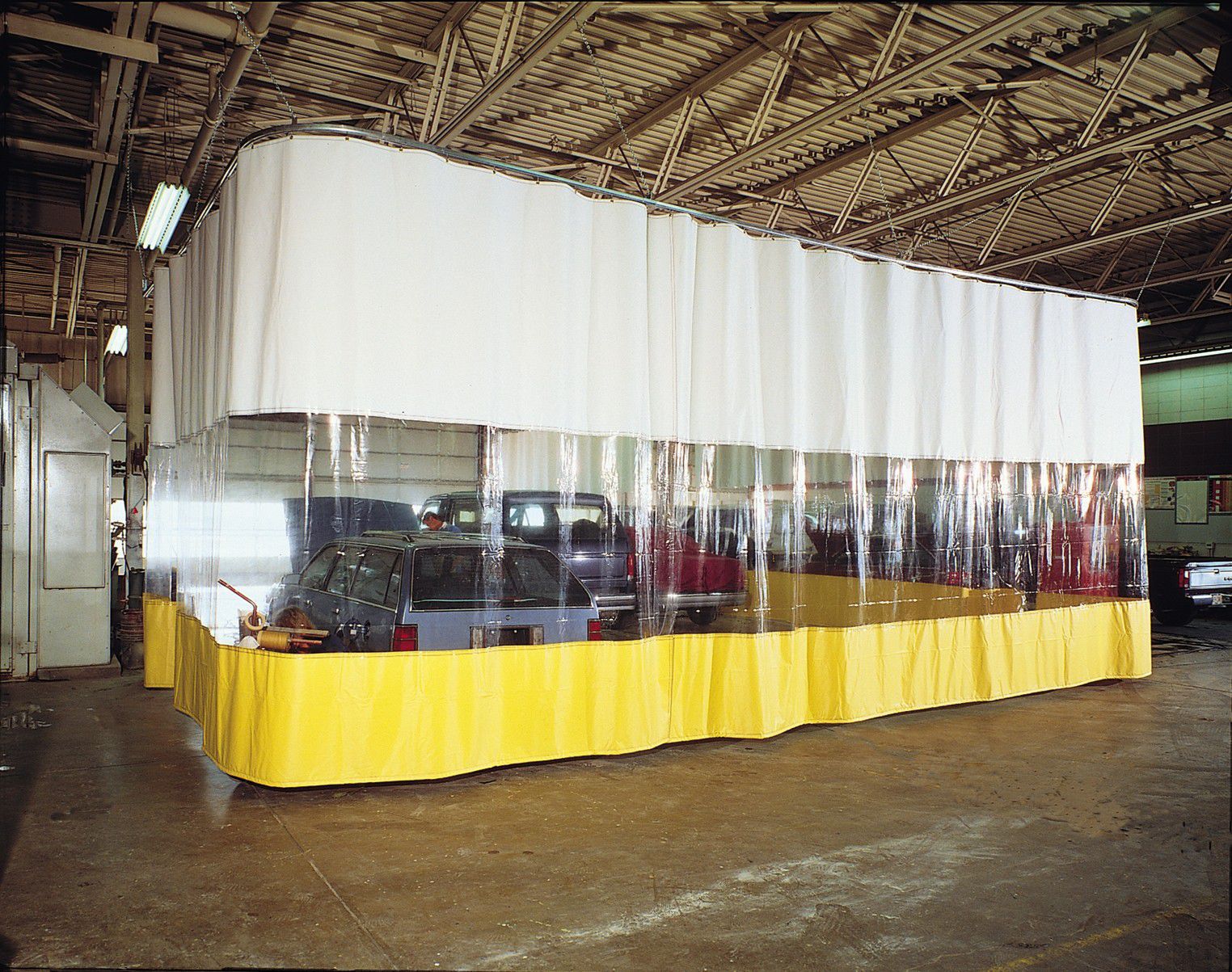 Workshop partition - Super-Vision Series - Singer Safety Company - sliding