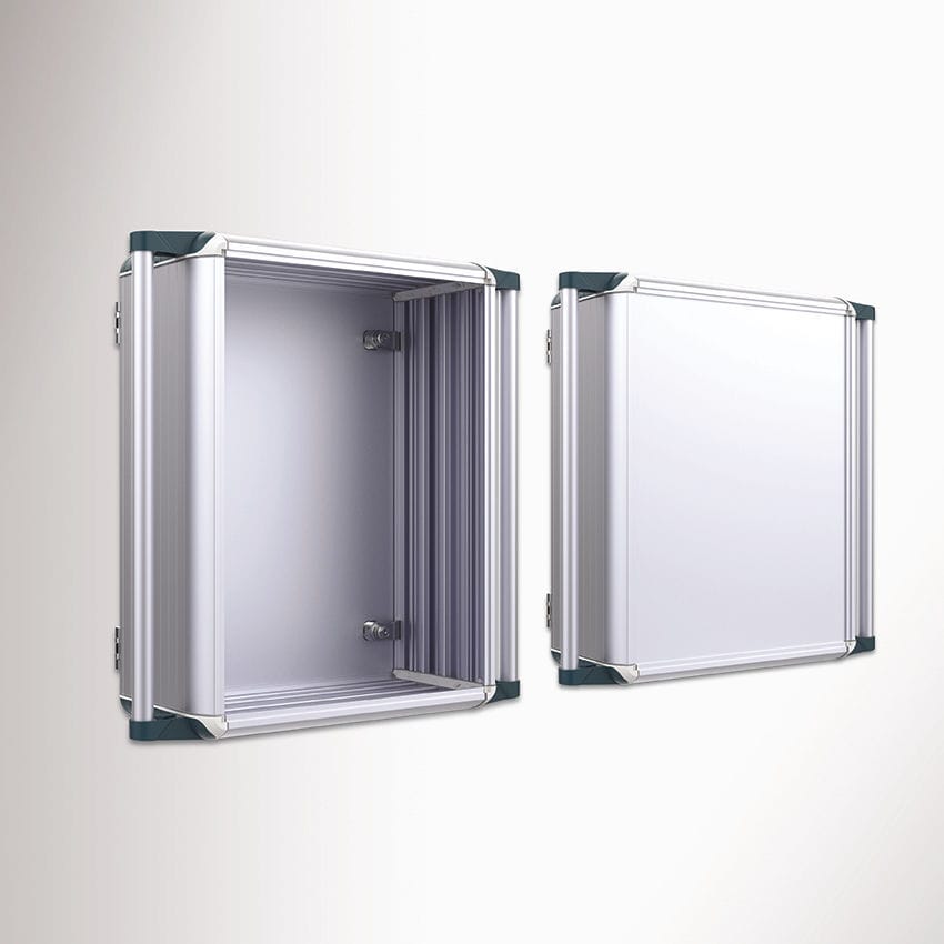 Panel enclosure - ETCR - E.T.A. S.P.A. - modular / anodized aluminum ...