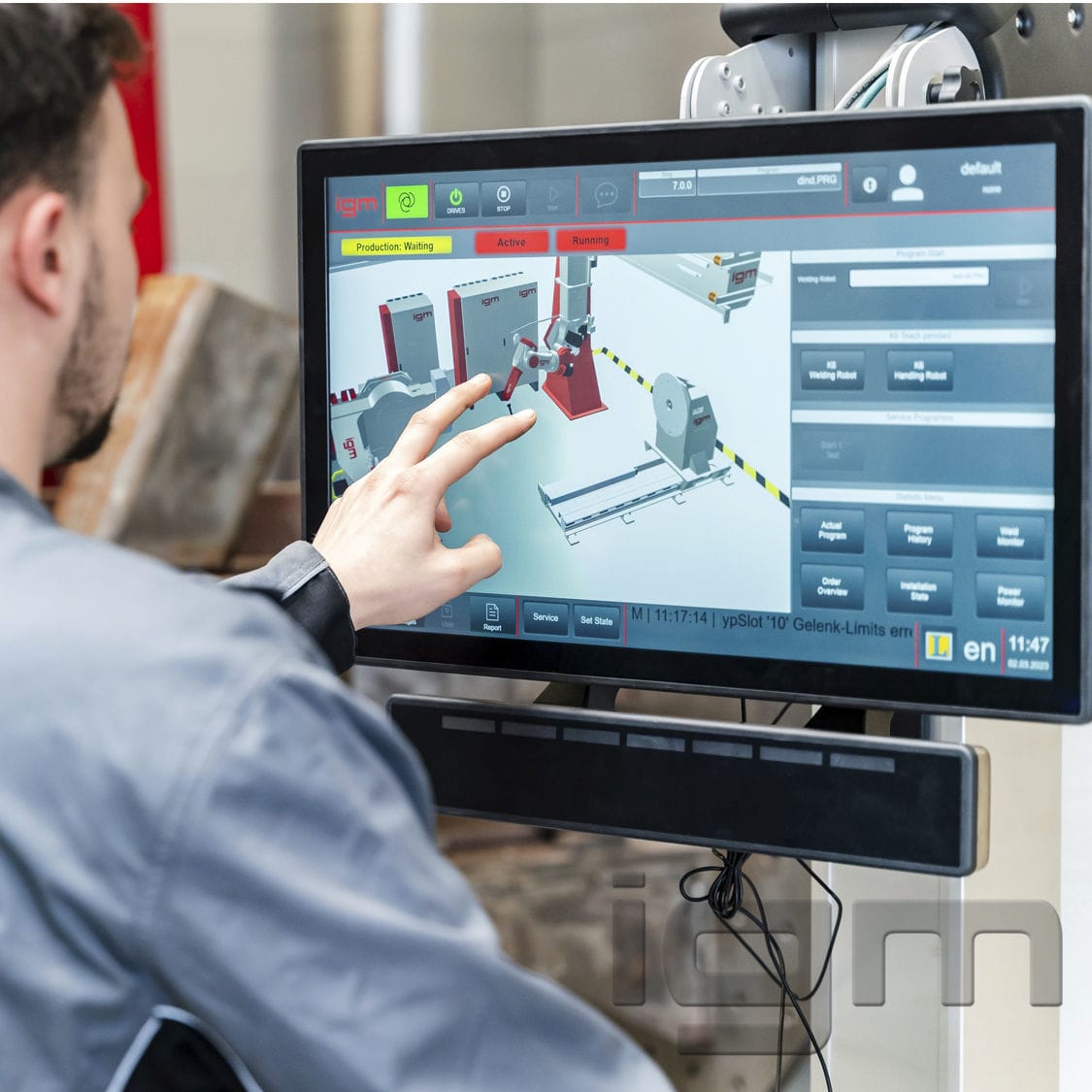 Analysis software - iCP - igm Robotersysteme AG - interface ...