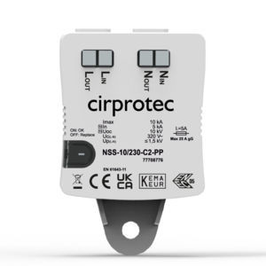 Type 2 surge protector - NSS-10/230-C2-PP - Cirprotec - type 3 / class ...
