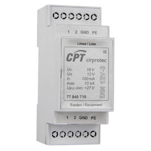 Surge protector for telecom applications - DIN 12V-3 - Cirprotec ...