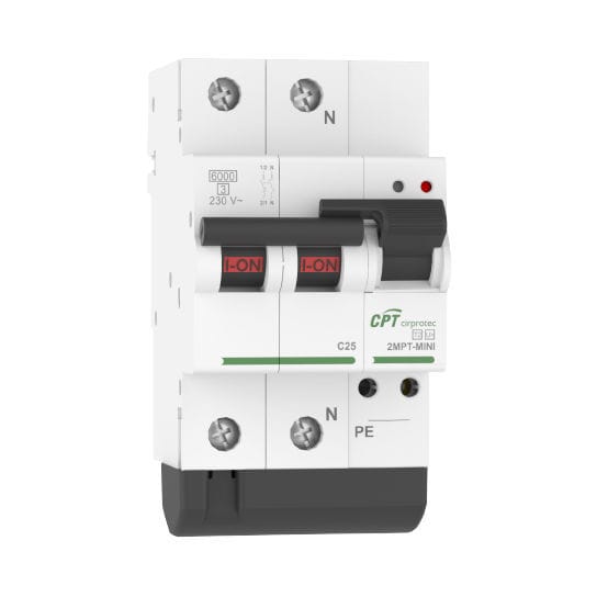 Type 2 surge protector - V-CHECK 2MPT mini-16 - Cirprotec - class II ...