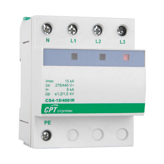 Type 2 surge protector - CS4-15/400 - Cirprotec - class II / for ...