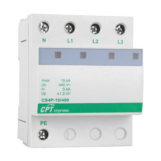 Type 2 surge protector - CS4P-15/400 - Cirprotec - class II / for ...