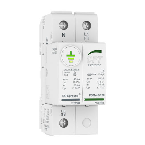 Type 2 surge protector - PSM2-40/120 SG - Cirprotec - class II / for ...