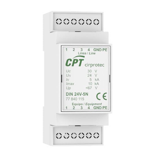 Surge protector for telecom applications - DIN 12V-3 - Cirprotec - for ...