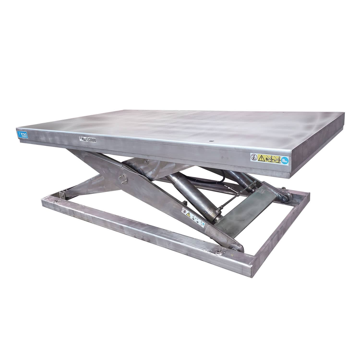 Scissor lift table - X/INOX - TESIS ENGINEERING - pneumatic / electric ...