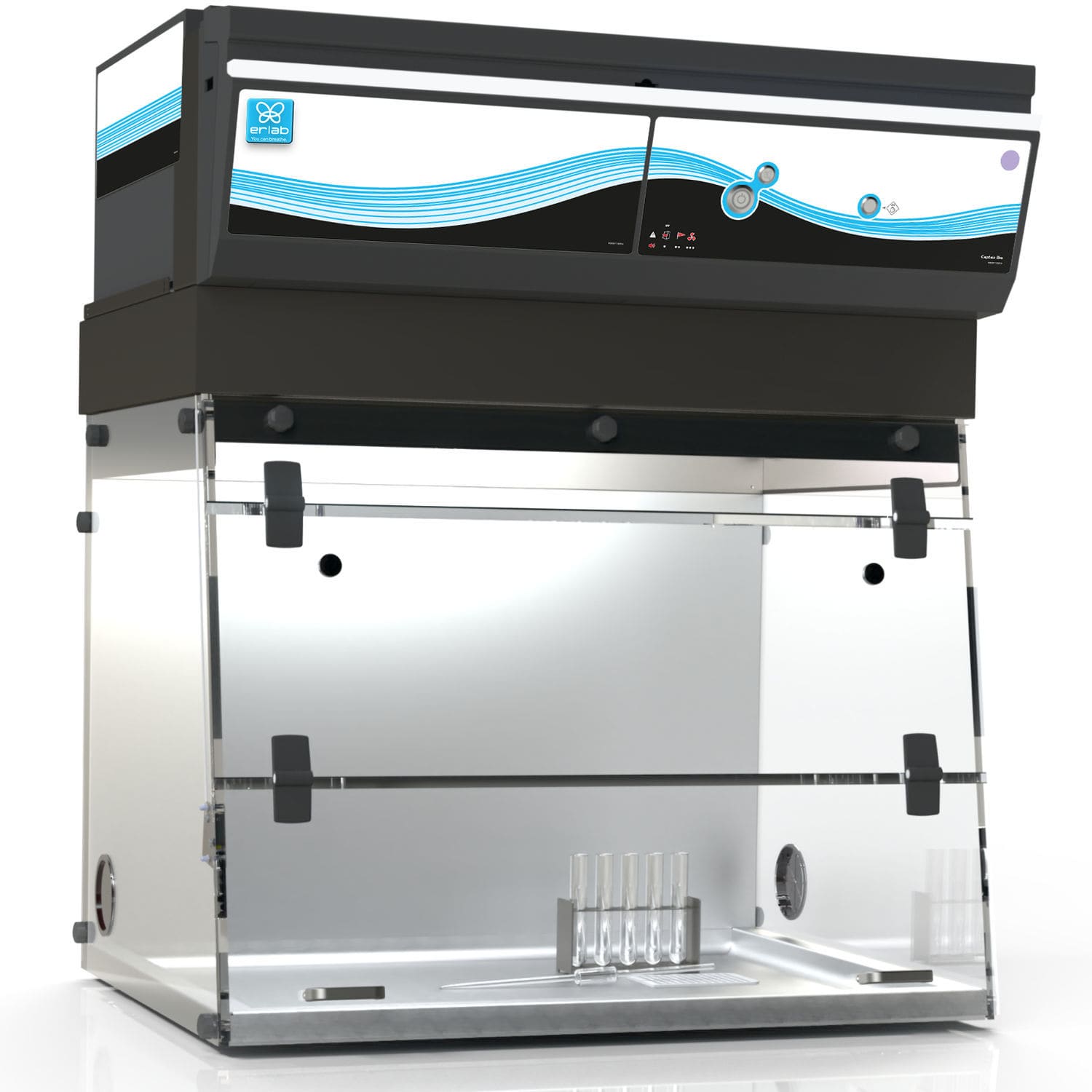 PCR cabinet with UV irradiation - 321 - Erlab - stainless steel