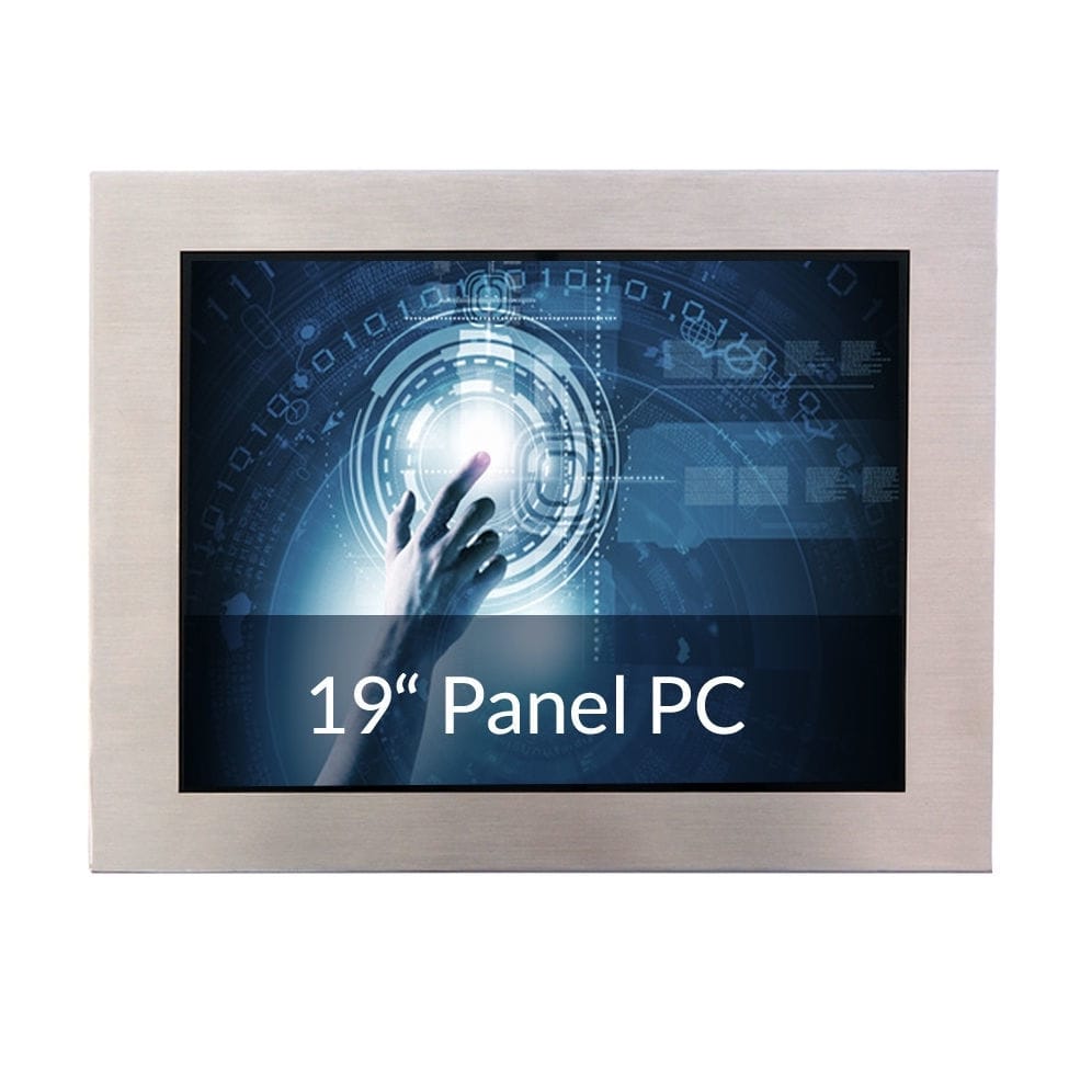 Multitouch screen panel PC - IP65-19T-PANELPC-PCAP - WES Systeme Electronic GmbH - TFT LCD ...
