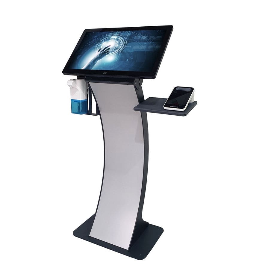 Monitor floor stand - EASY-PC-STAND-22-23496C - WES Systeme Electronic GmbH