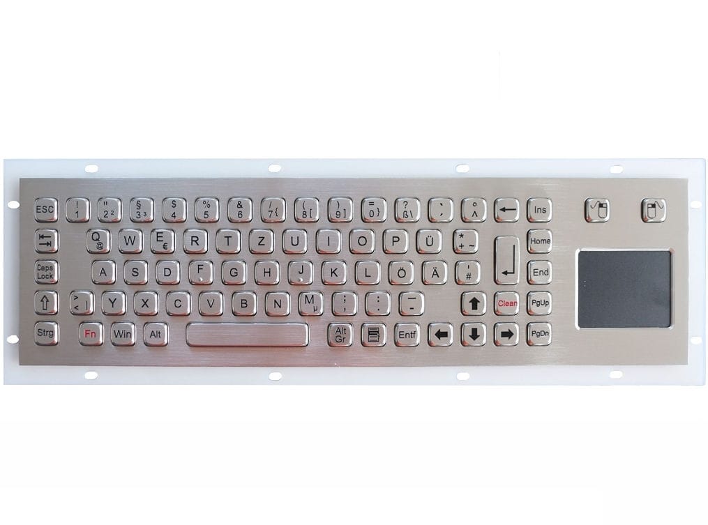Panel-mount keyboard - TASTATUR-68TPAD-OUT - WES Systeme Electronic ...