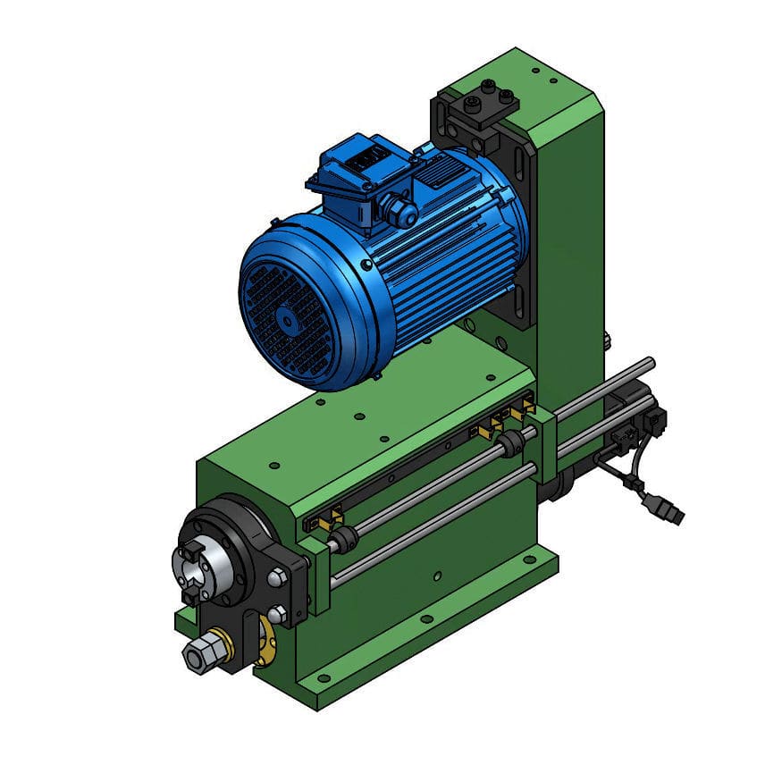 Tapping spindle - SSD09H-NT30 - HANN KUEN MACHINERY - drilling / AC motor
