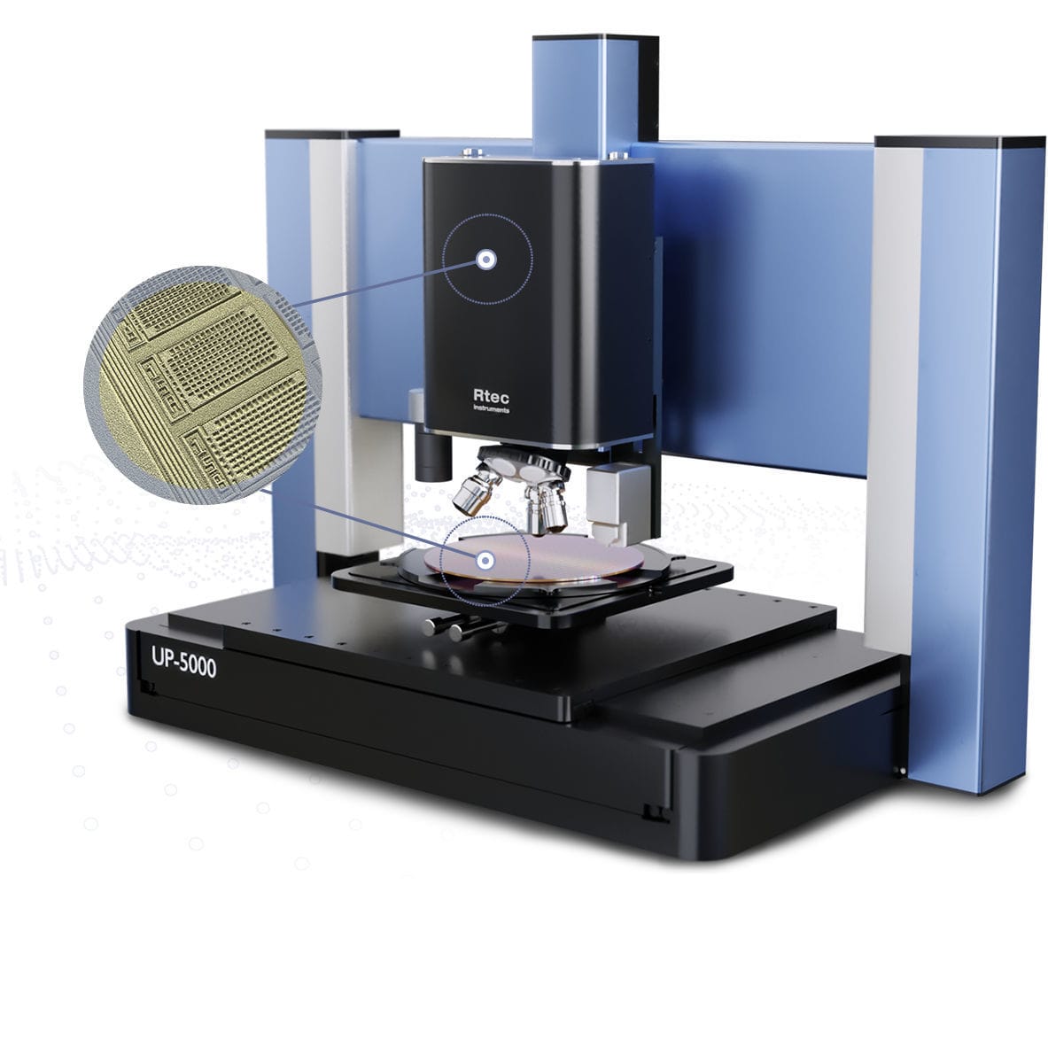 Optical microscope - UP-5000 - RTEC Instruments - measuring / trinocular / dark field
