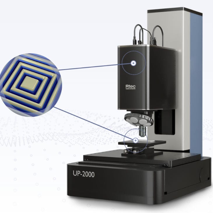 Optical microscope - UP-2000 - RTEC Instruments - measuring / trinocular / 3D