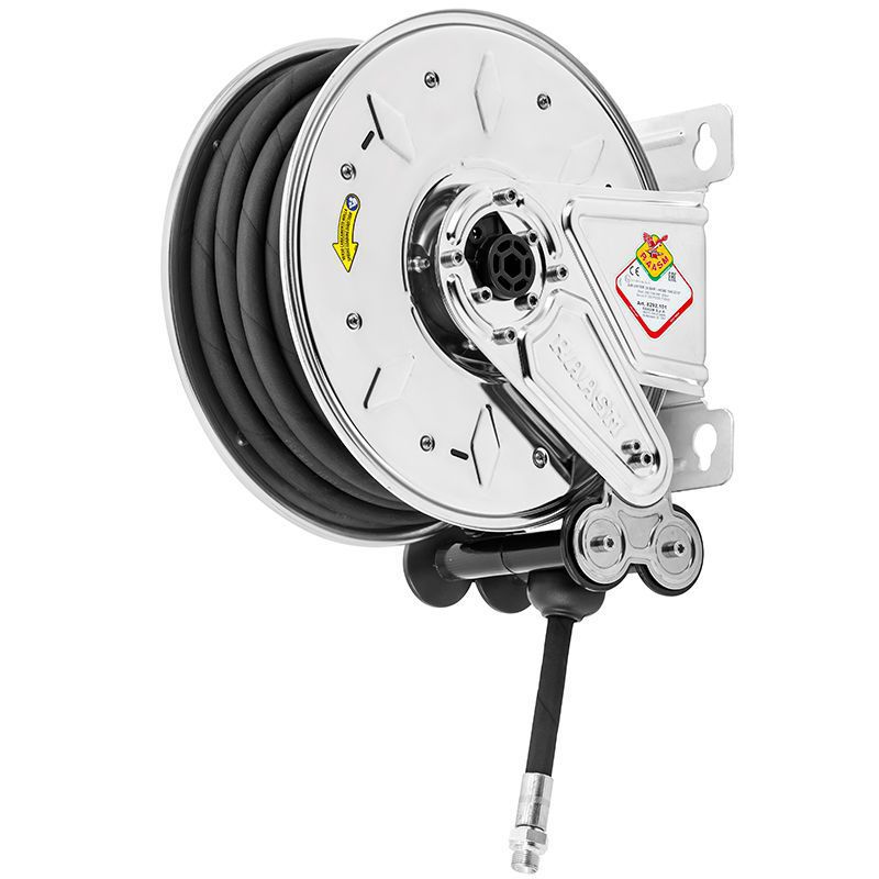 Hose reel - 8292.101 - RAASM SpA - self-retracting / for water / for air