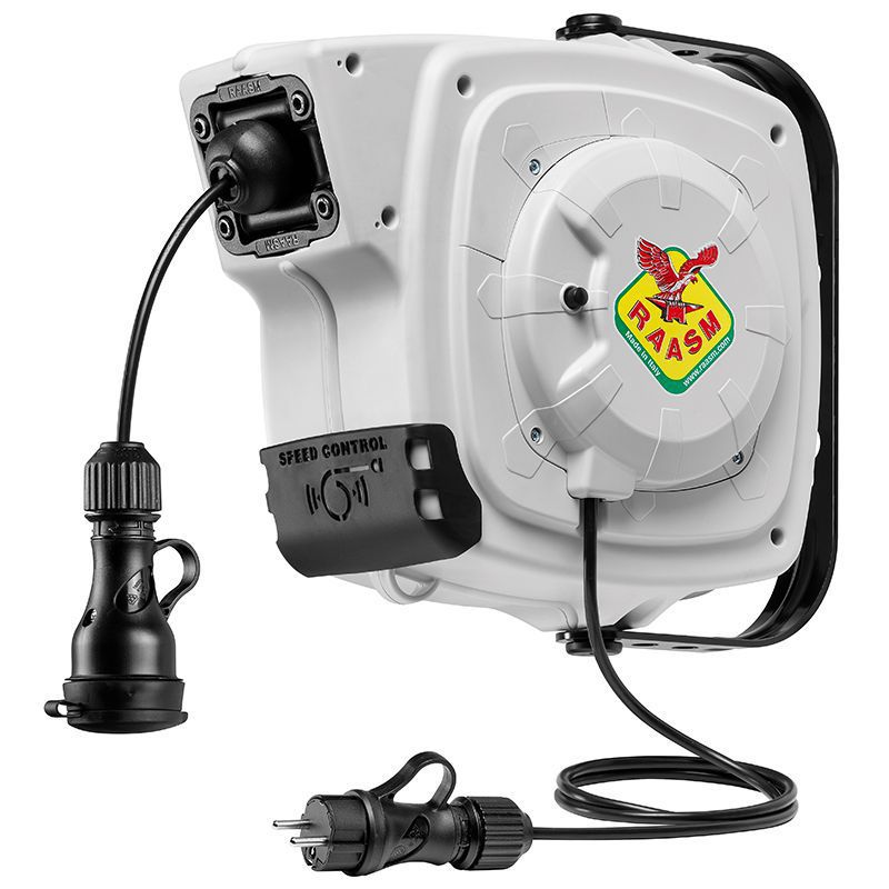 Electric cable reel - 2315SF - RAASM SpA - self-retracting ...