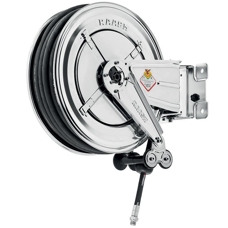 Hose reel - 8422.101 - RAASM SpA - self-retracting / for water / for air