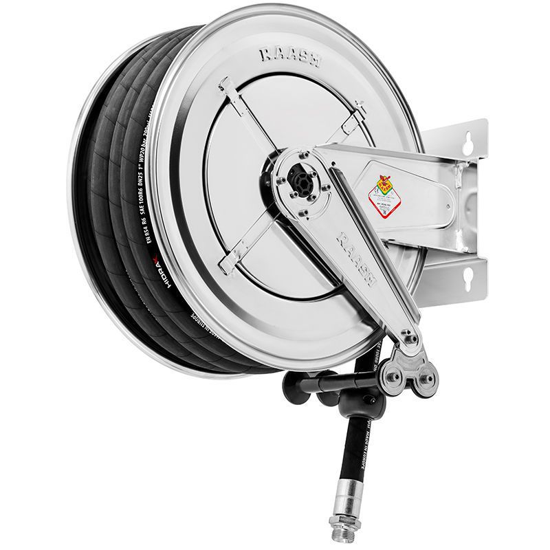 Hose reel - 8542.103 - RAASM SpA - self-retracting / for water / for air