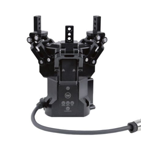 Electric gripper - JEGK series - JRT - angular / 3-jaw / waterproof