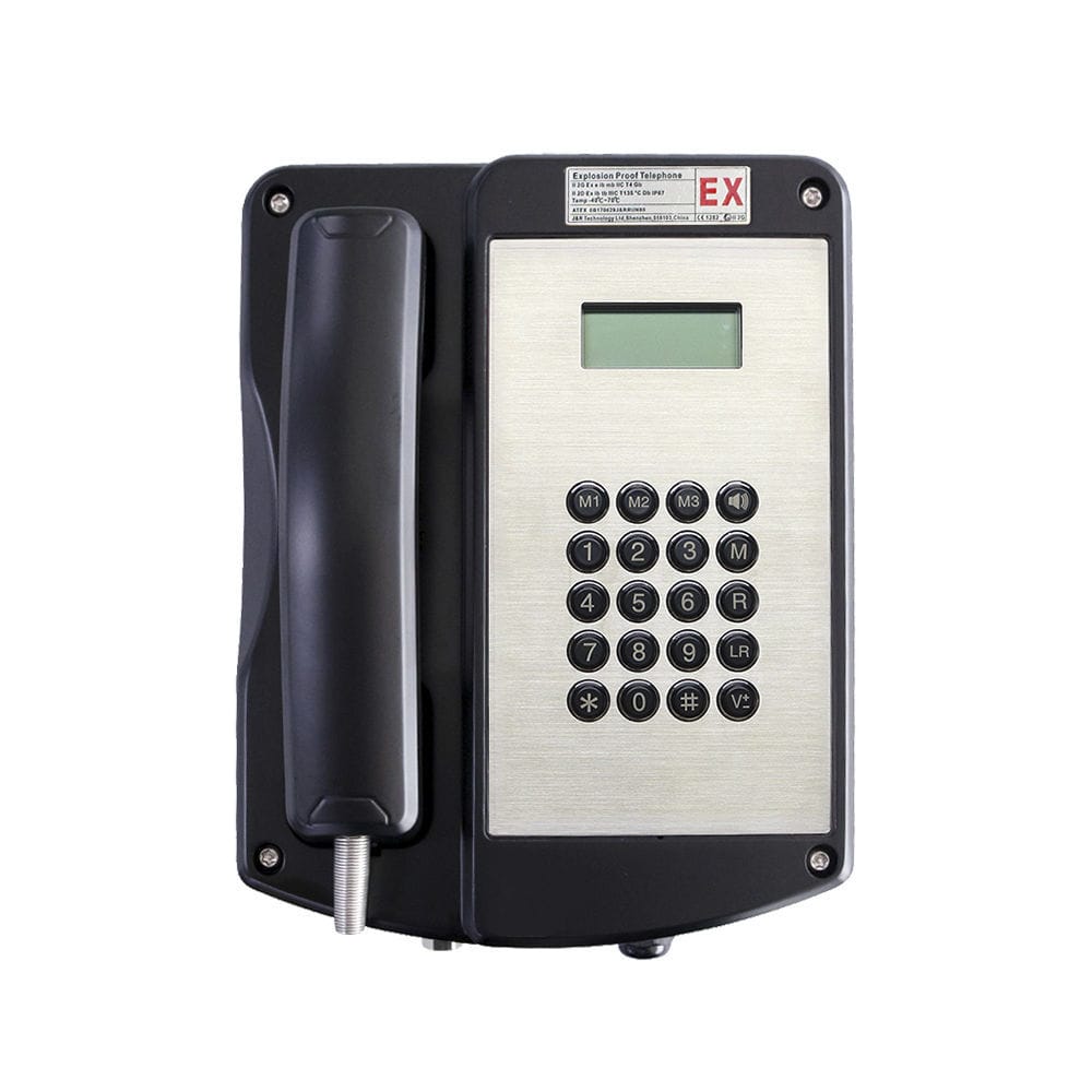 Explosion-proof telephone - JREX106 - J&R Technology Ltd - SIP / IP67 ...