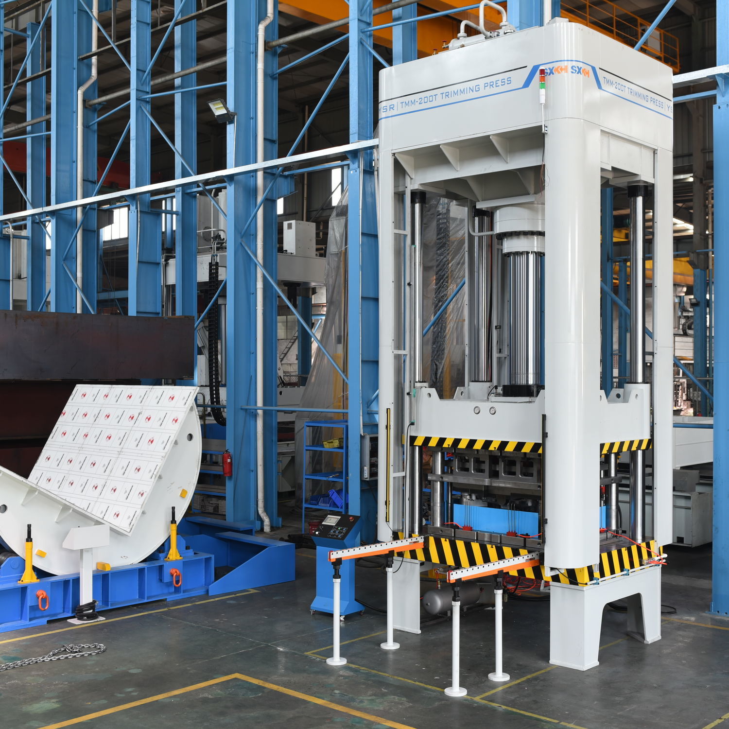 CNC trimming machine - TMM-80 - SXKH GLOBAL - vertical / for sheet ...