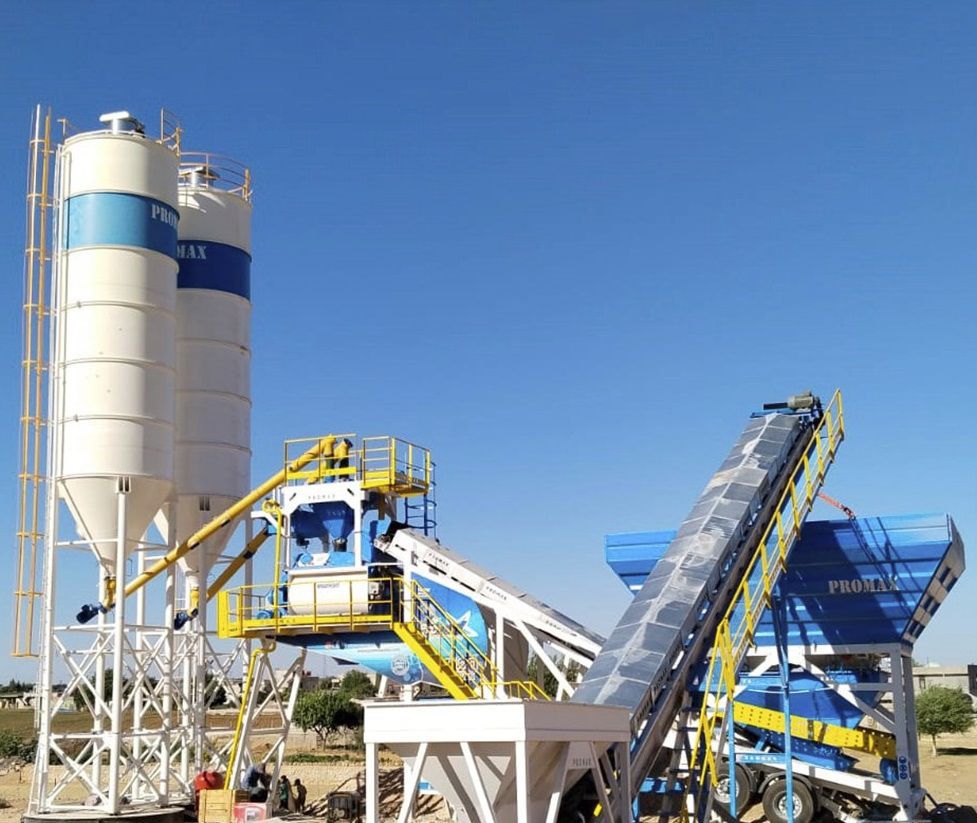 Mobile concrete batching plant - M120 TWN - PROMAX - automatic / twin-shaft