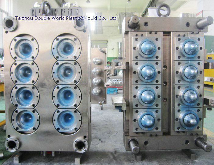 Multi-cavity plastic injection mold - DDW-8CAV-PET - Taizhou Double ...