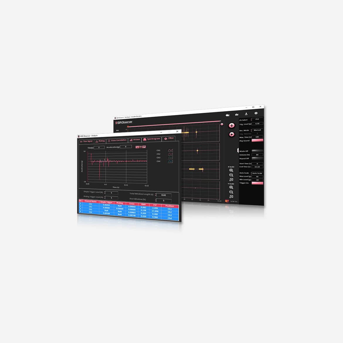 Measurement software - BSR Observer - SM Instruments - for acoustic camera