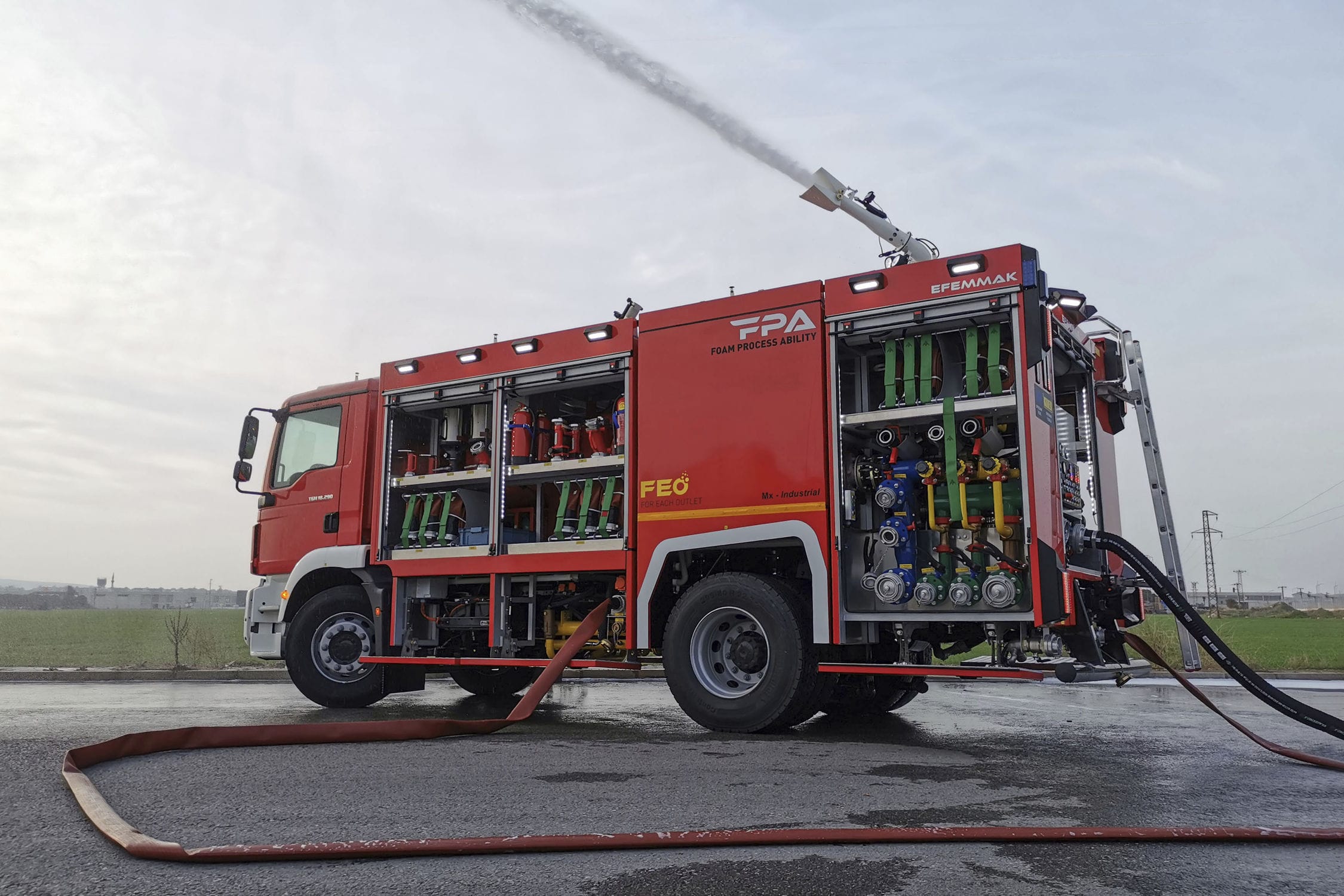 Firefighting vehicle - Lx-Industrial - Efemmak - diesel