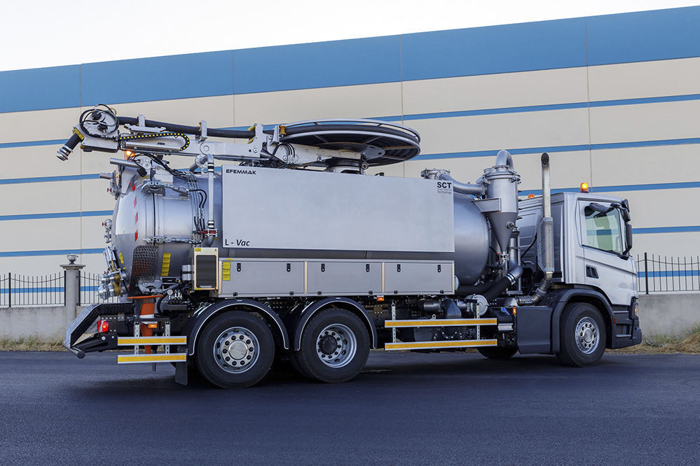 Suction truck - M-Vac - Efemmak - 2-axle